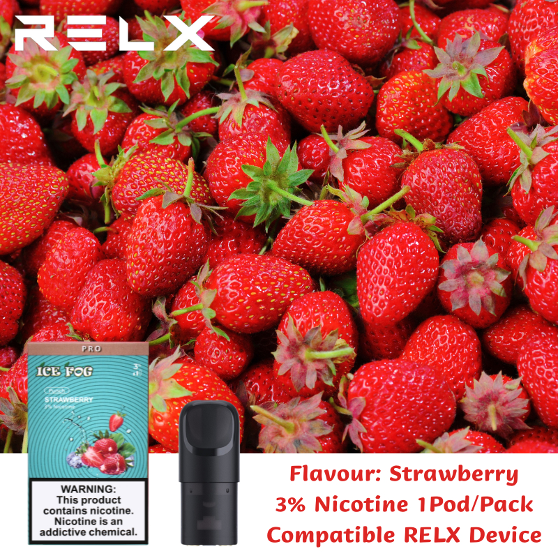 Jual [Relx Pods Refill] Strawberry Vapee Pods Compatible RELX Infinity ...