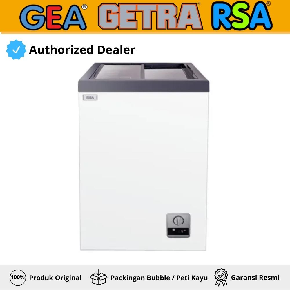 Jual Chest Freezer Box Sliding GEA SD-103 Freezer Sliding Kaca Flat ...