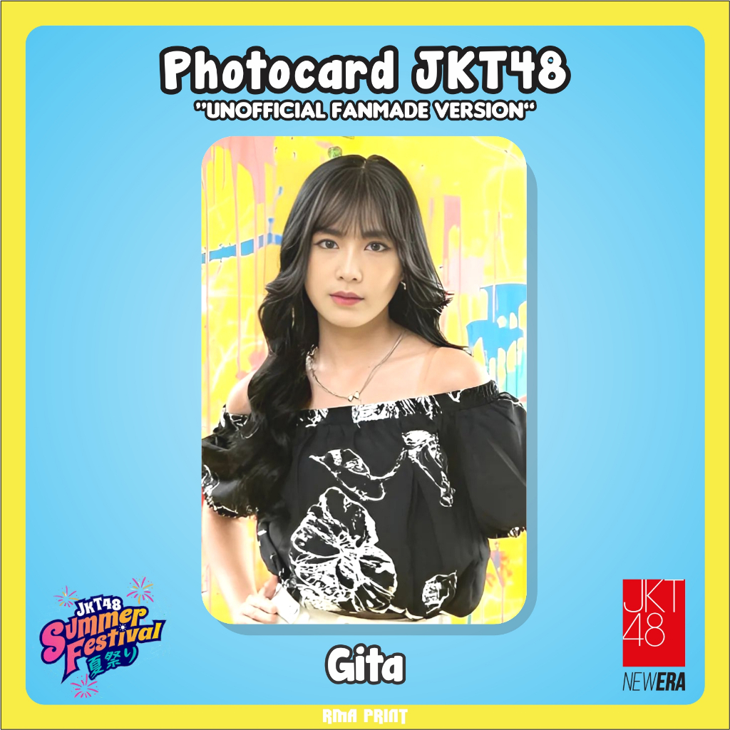Jual PHOTOCARD JKT48 Unofficial Fanmade Summer edition 2023 | Shopee Indonesia