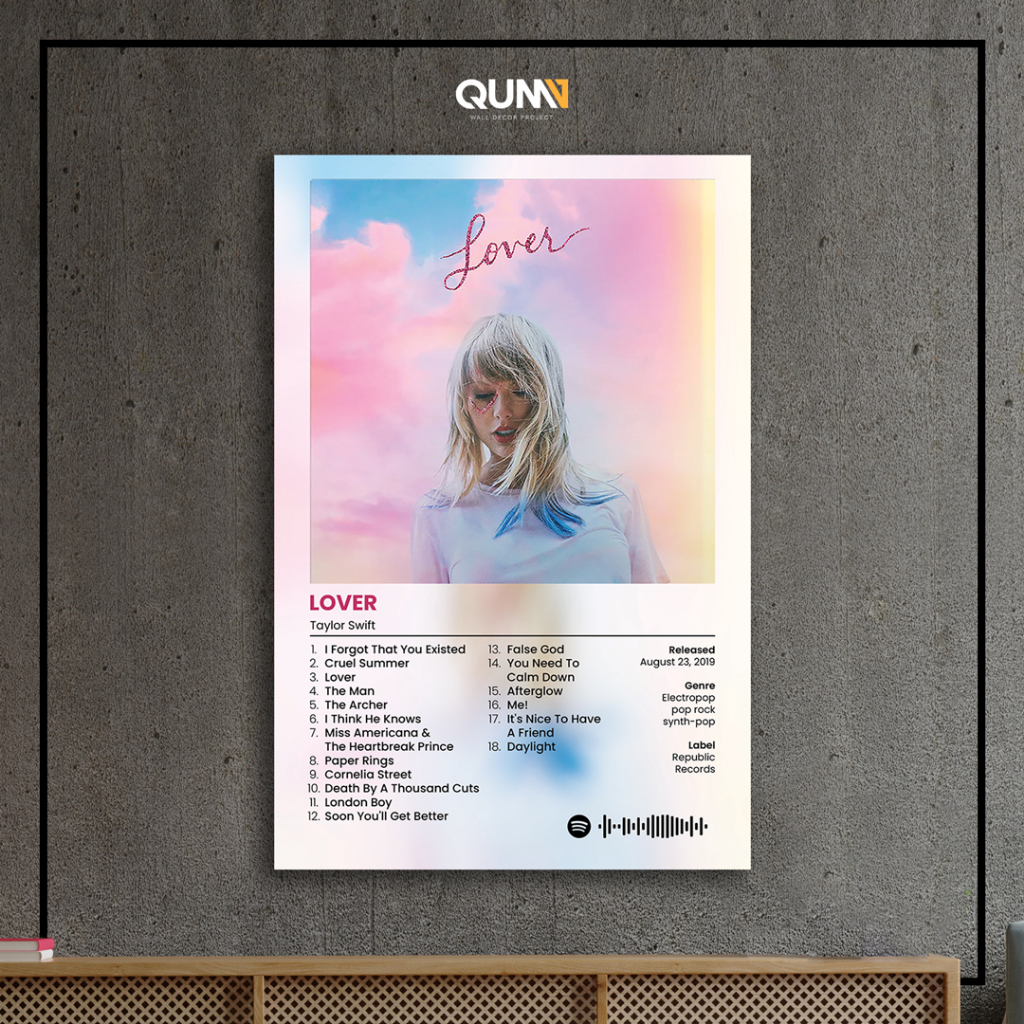 Jual QUMA Hiasan Dinding Album Taylor Swift Estetik Poster Kayu Hiasan ...