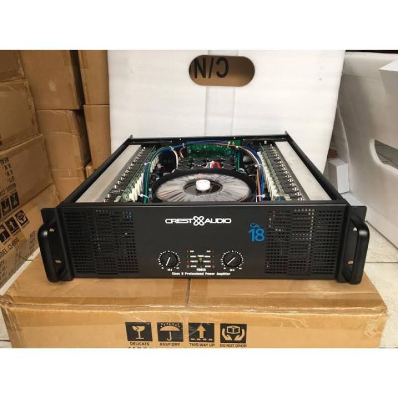 Jual POWER AMPLI CREST AUDIO CA18 BODY PANJANG CA 18 | Shopee Indonesia