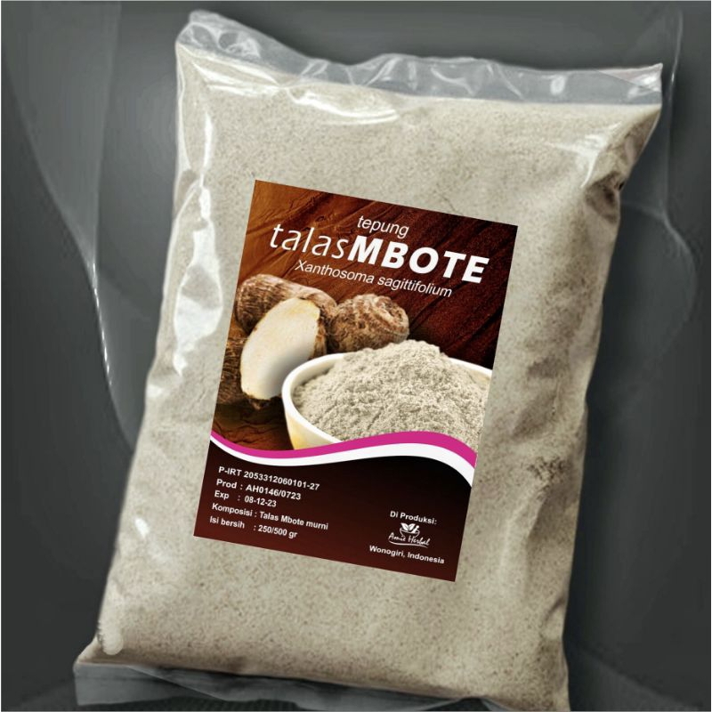 Jual tepung talas mbote/tepung mbote/tepung entik. 500 gr. | Shopee ...