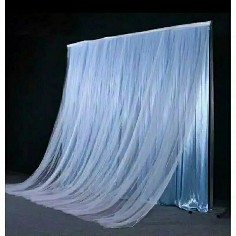 Jual Backdrop / Background kain filamin dilapisi tile. tinggi 2 meter ...