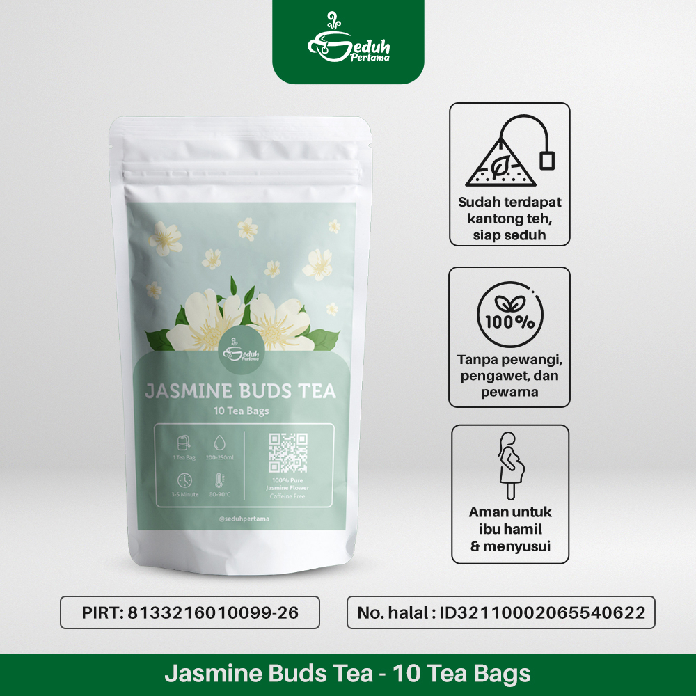Jual Seduh Pertama 10 Tea Bag - Jasmine Buds Tea | Flower Tea Siap ...