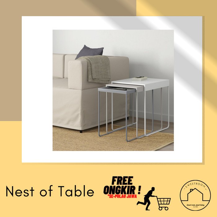 Jual Nest of table - meja susun - meja cafe - meja minimalis - meja ...