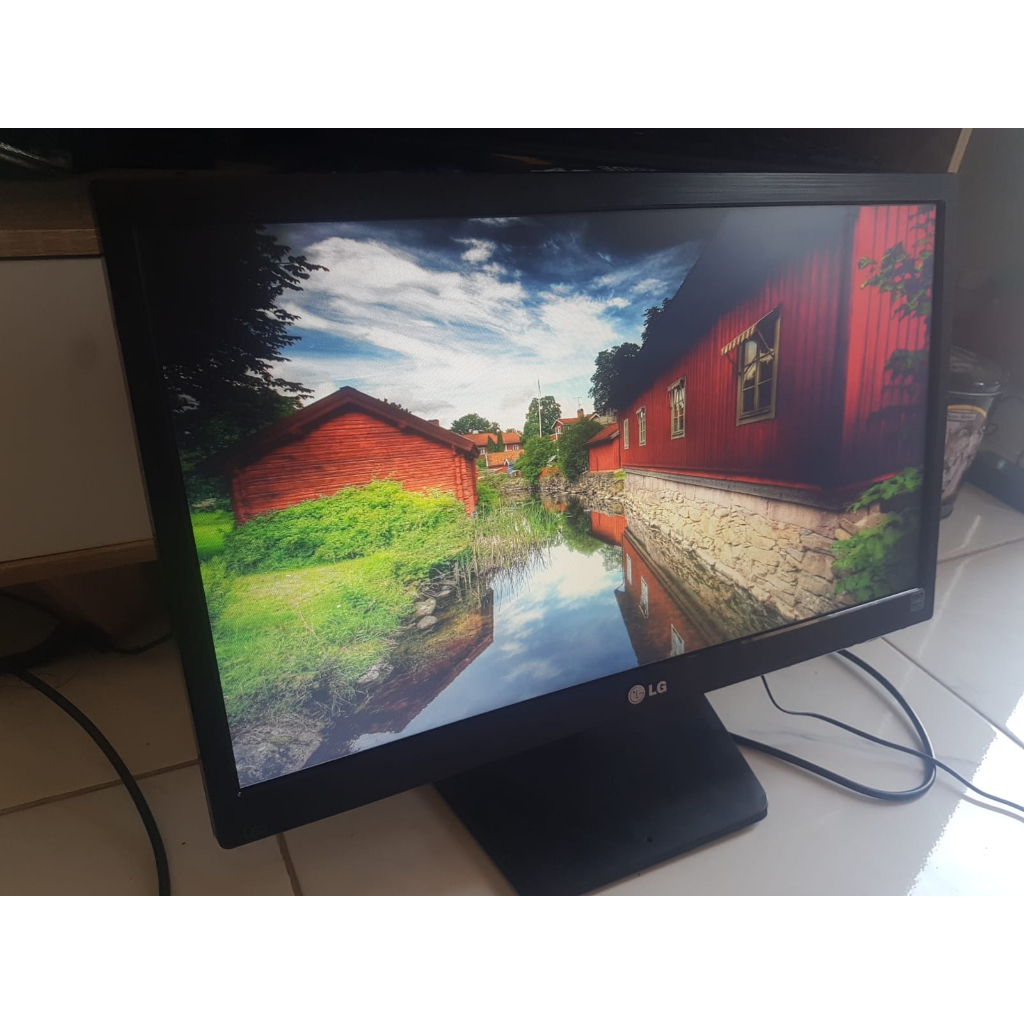 Jual Monitor LG 20 inch Tipe 20M37A Fullset | Shopee Indonesia