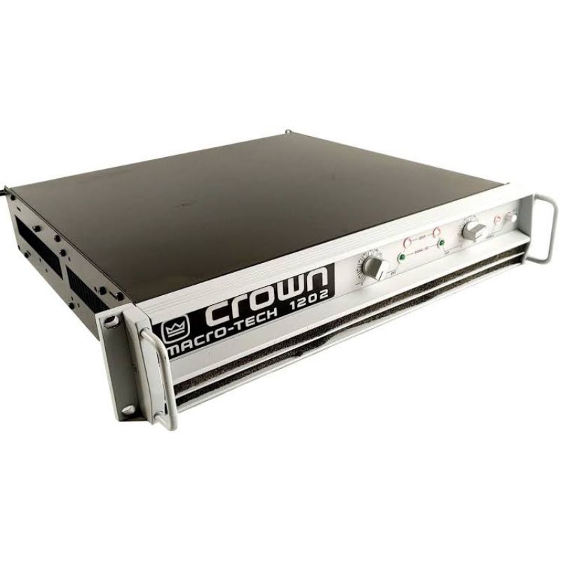 Jual POWER AMPLI CROWN MACRO TECH 1202 POWER STEREO 2 CHANNEL | Shopee ...