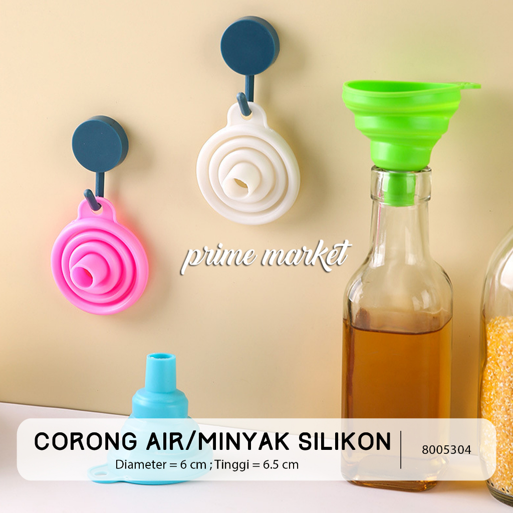 Jual Corong Minyak Praktis Silikon Corong Air Lipat Corong Portable ...
