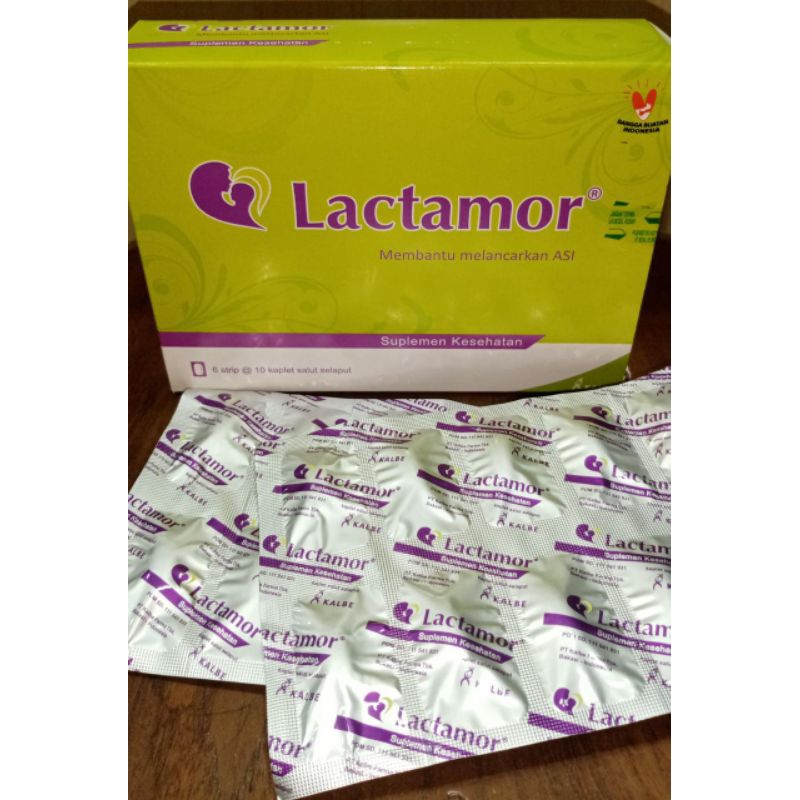 Jual Lactamor kaplet strip isi 10 / suplemen pelancar Asi ;lactamorkap ...