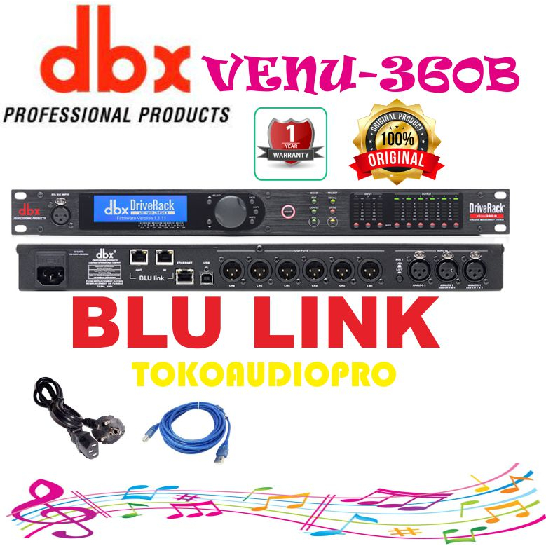 Jual DLMS DBX DriveRack VENU360-B Loudspeaker Management System Blu ...