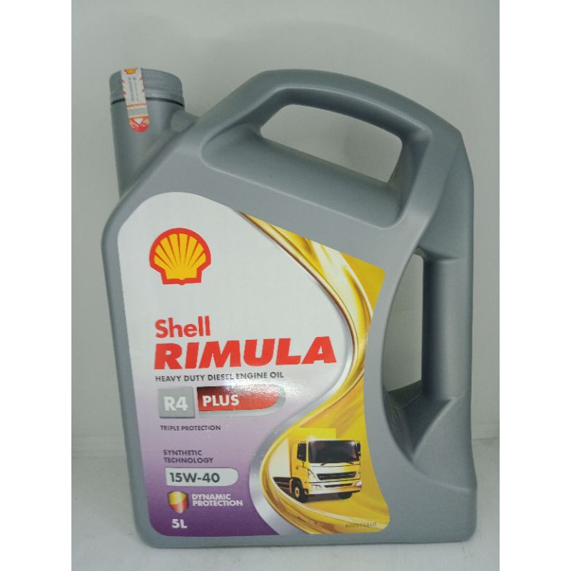 Jual Shell Rimula R4 PLUS Sae 15/40 Diesel 5 Liter Galon (Dijamin Asli ...