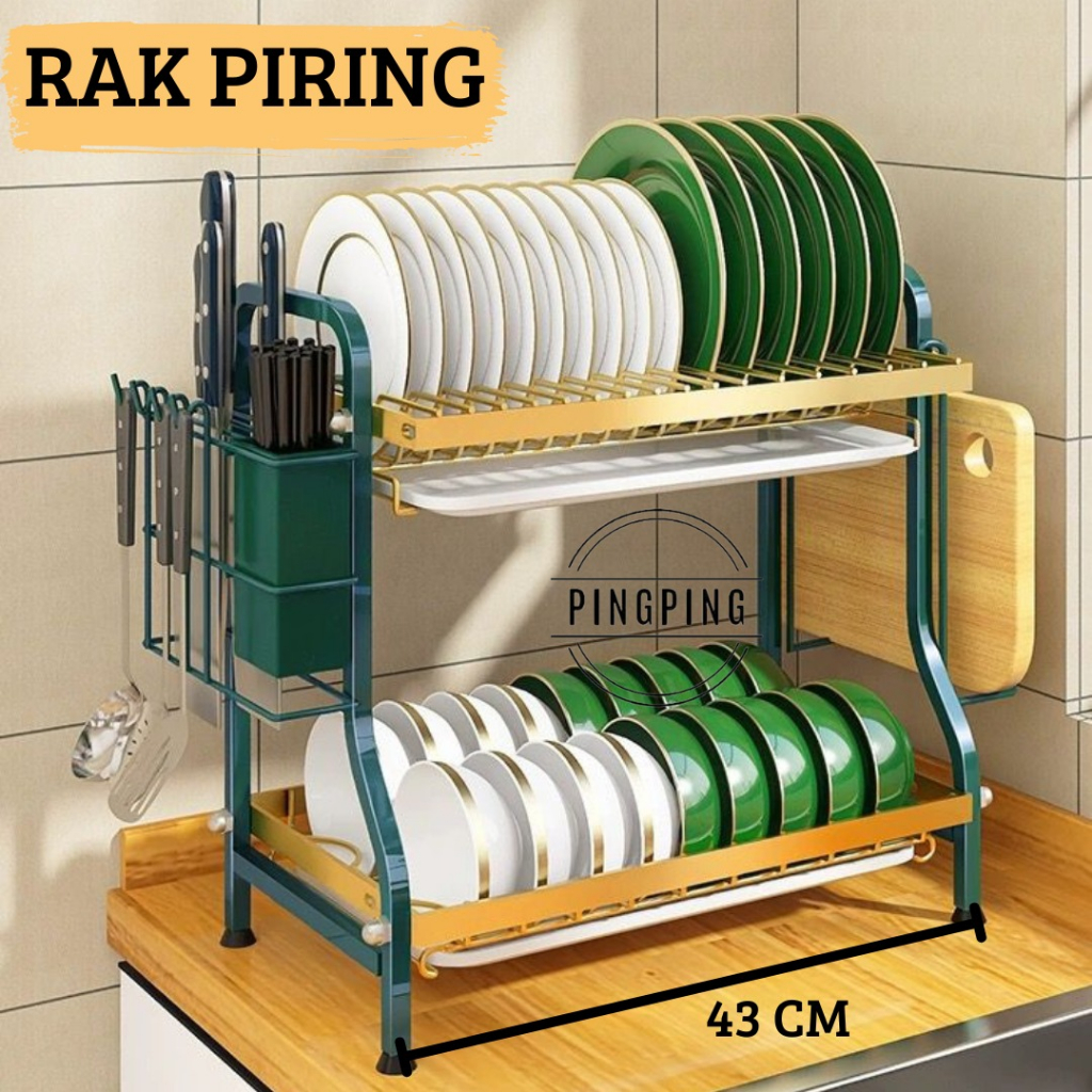 Jual Rak Piring Stainless / Rak Dapur / Rak Cuci Piring | Shopee Indonesia