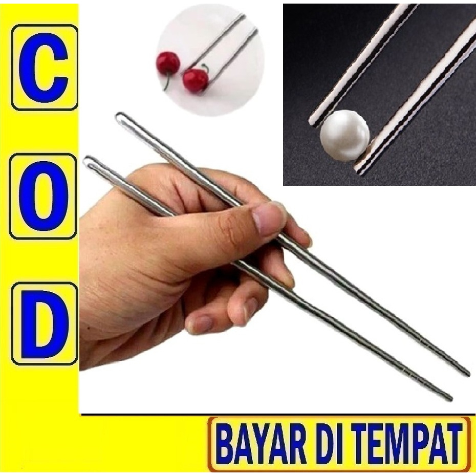 Jual PAC 11 F4 Sumpit Stainless Steel Sepasang 2 Pcs Sumpit Korea ...