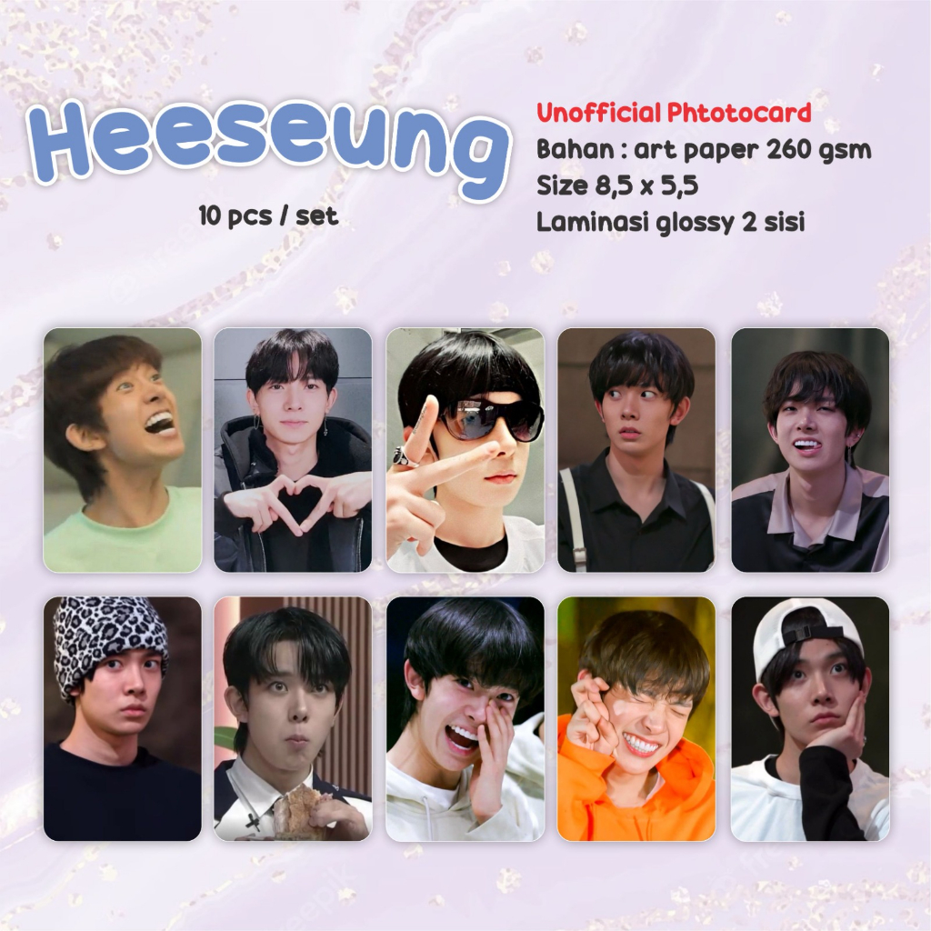 Jual Photocard Enhypen Unofficial Meme Face | Shopee Indonesia