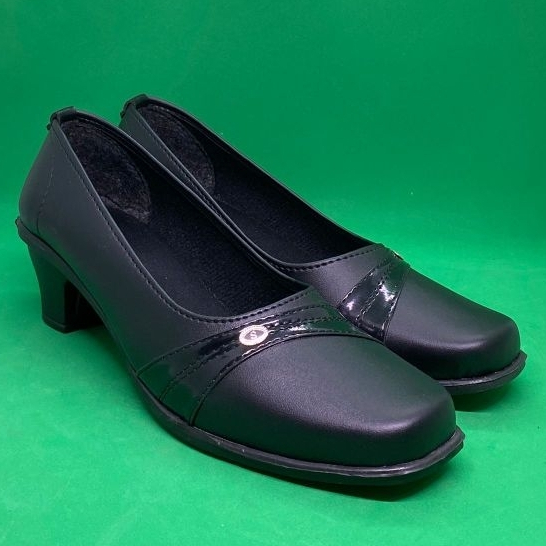 Jual Sepatu Pantofel Wanita Guru Kerja Kantor Hak 5cm Size 37 - 40 ...