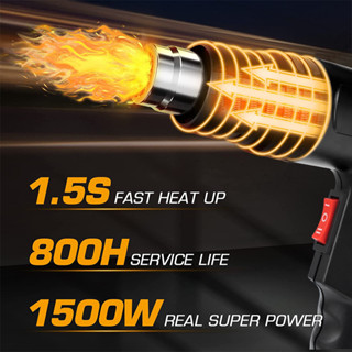 Jual JLD Hot air gun Mesin Pemanas Pistol Angin Panas 1500w Dryer Heat Solder Thermal Heat Gun 2 ...