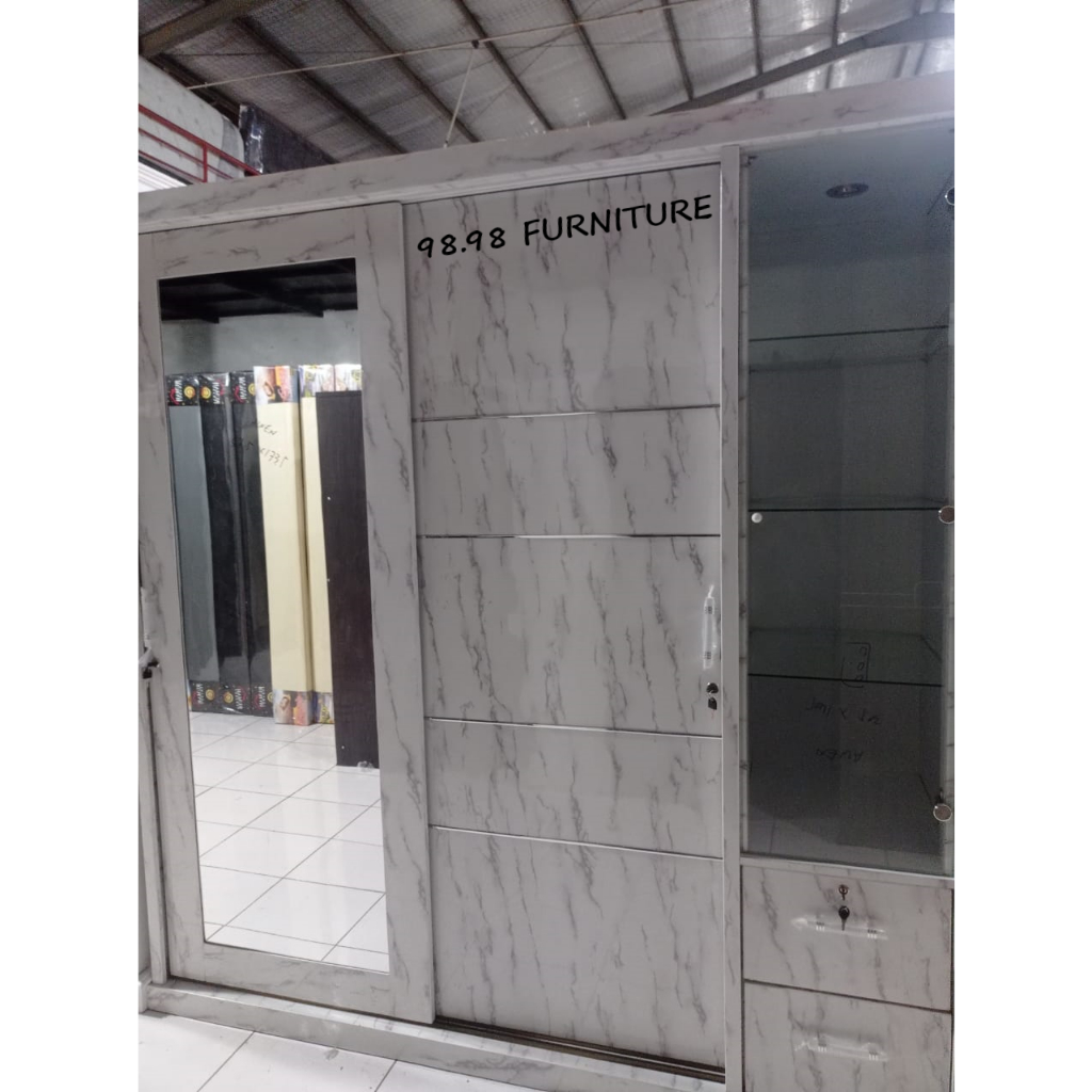 Jual Lemari Pakaian HPL 4 pintu- Bisa request Warna Dan Model - Medan ...