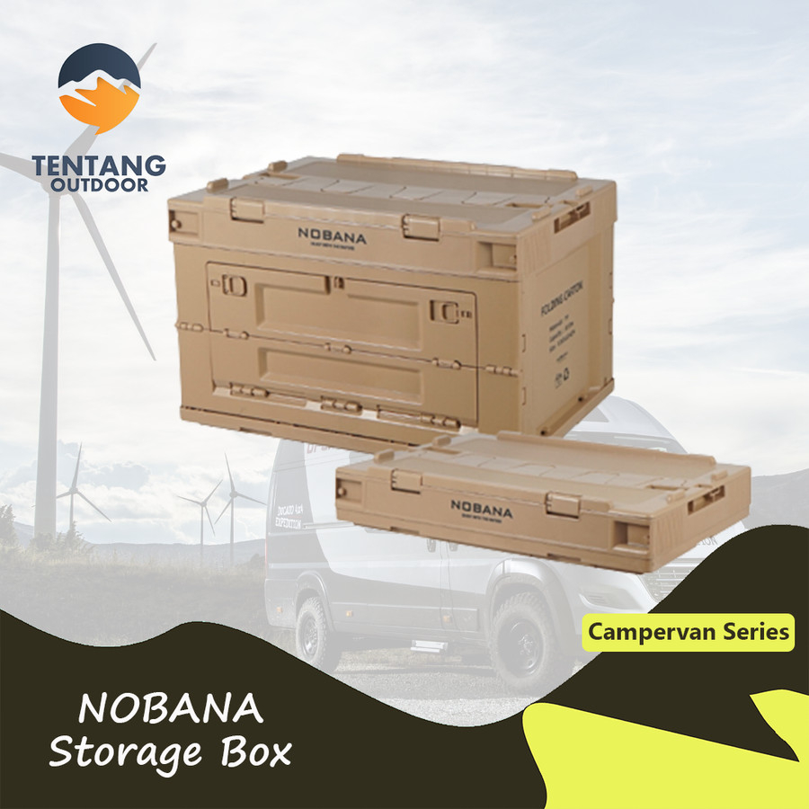 Jual Kotak Penyimpanan Lipat NOBANA 50L Storage Box Outdoor Camping Box Meja Box Piknik | Shopee ...