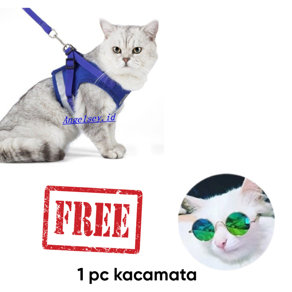 Jual SPESIAL !! HARNESS KUCING / HARNESS KUCING / TALI TUNTUN ANJING ...