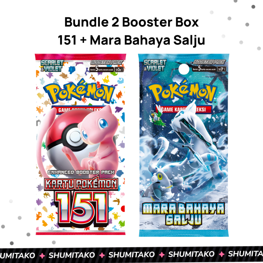 Jual Pokemon TCG Indonesia SV2A Pokemon 151 Booster Box Bundle (+ Salju) | Shopee Indonesia