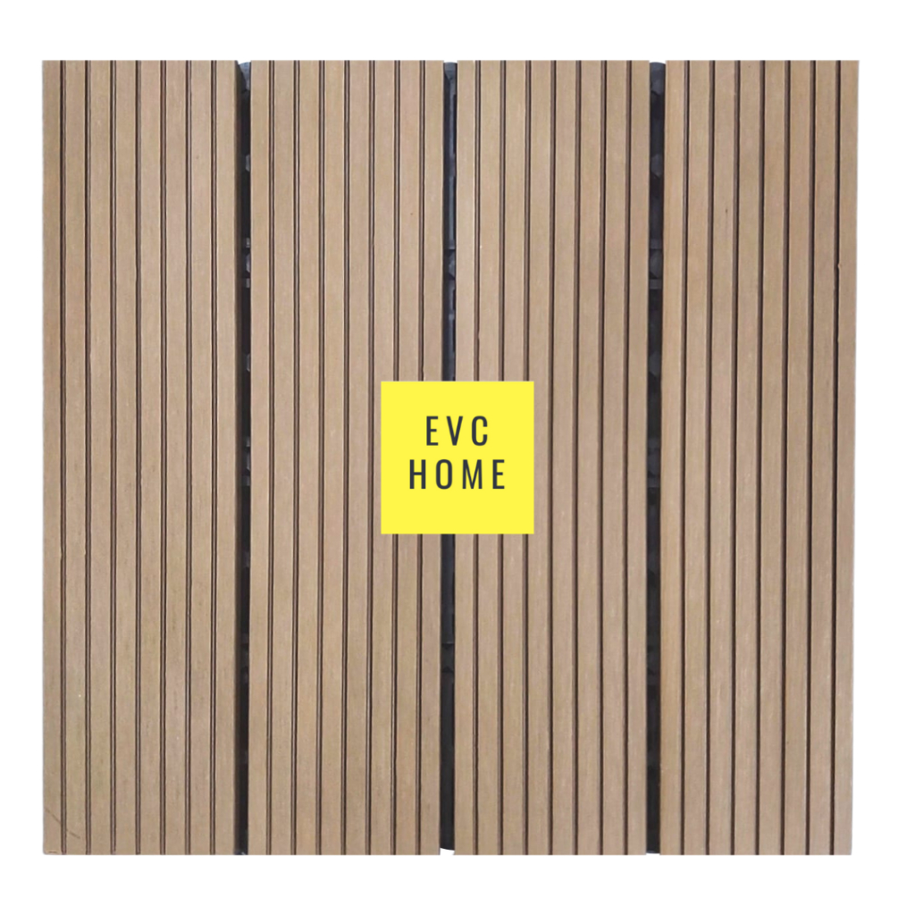 Jual EVCHOME EVC WPC Decking 30 x 30cm Outdoor/ Indoor/ Lantai Kayu ...
