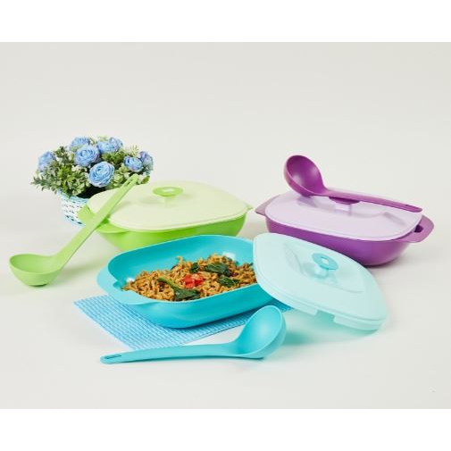 Jual Tempat prasmanan Jasmine Serving Set S lengkap dengan sendok ...