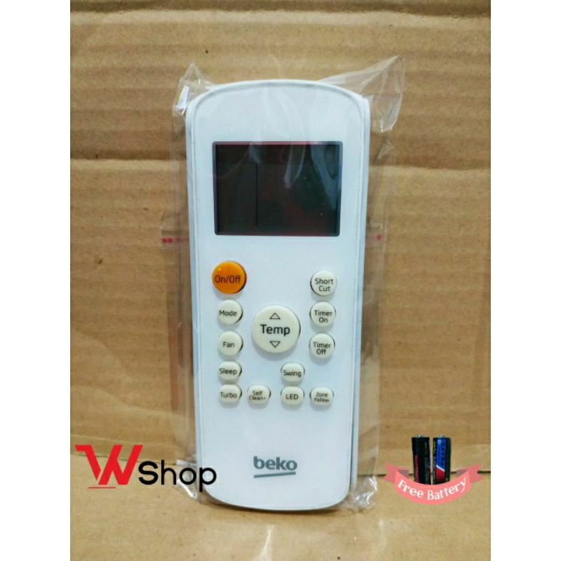 Jual REMOT REMOTE AC BEKO/PANASONIC TURBO ORIGINAL - Air conditioner ...