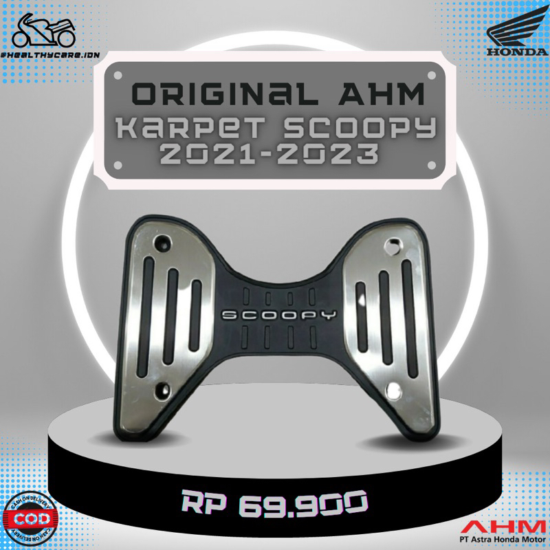 Jual Karpet New Scoopy Stainless 2021-2023 , Pijakan kaki Scoopy ...