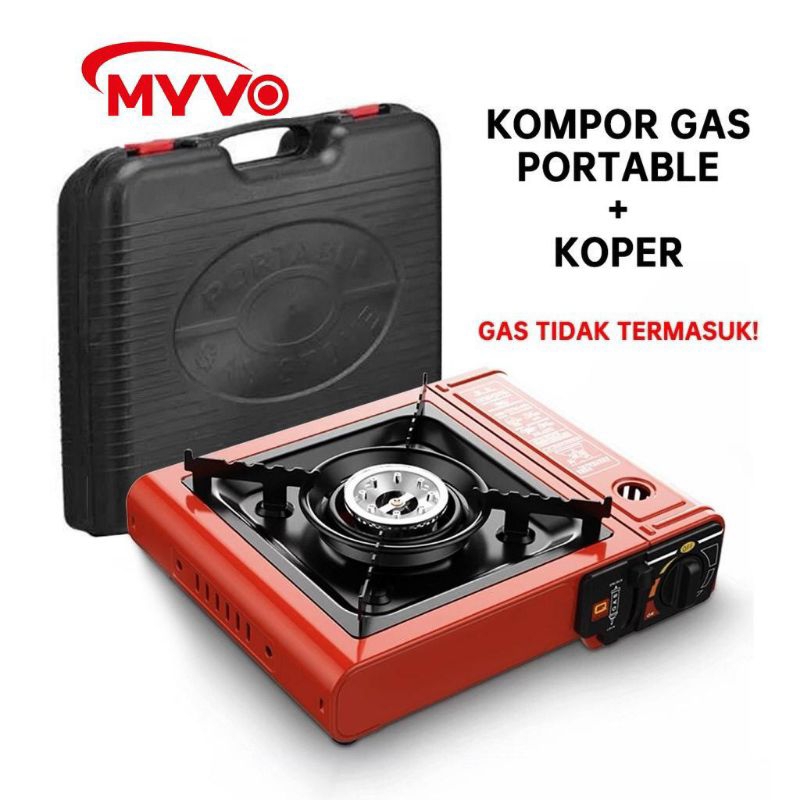 Jual KOMPOR GAS PORTABLE 2in1(2 fungsi bisa Gas Kaleng & Gas Tabung 3kg ...