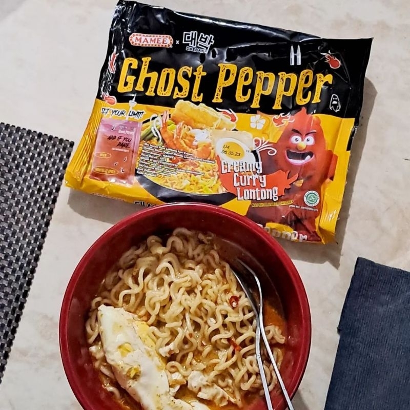 Jual (MIE INSTAN) MAMEE X DAEBAK GHOST PEPPER NOODLE CREAMY CURRY ...