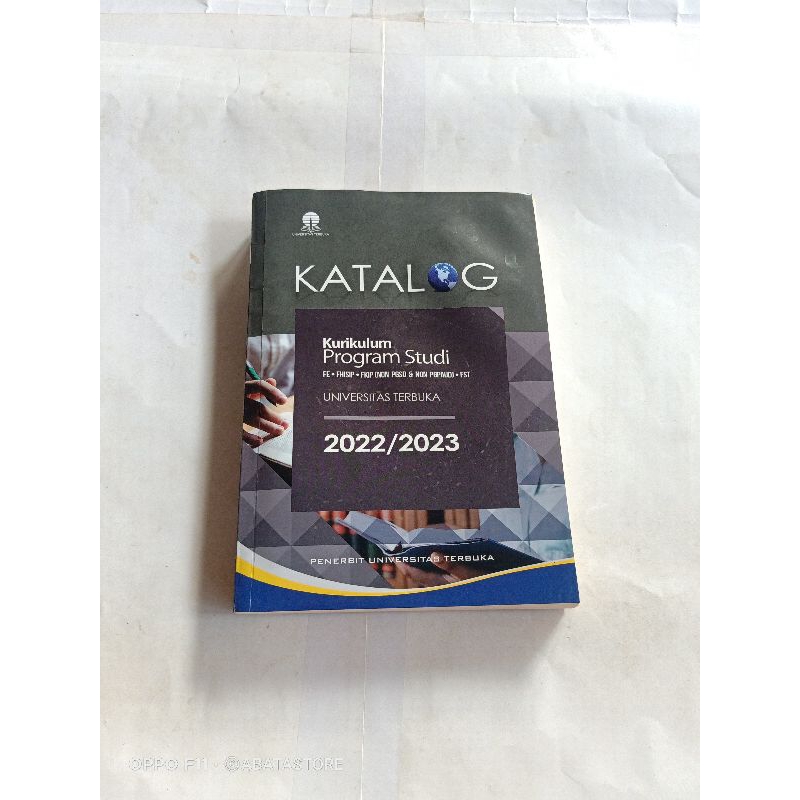 Jual BUKU KATALOG KURIKULUM PROGRAM STUDI 2022 / 2023 UT | Shopee Indonesia