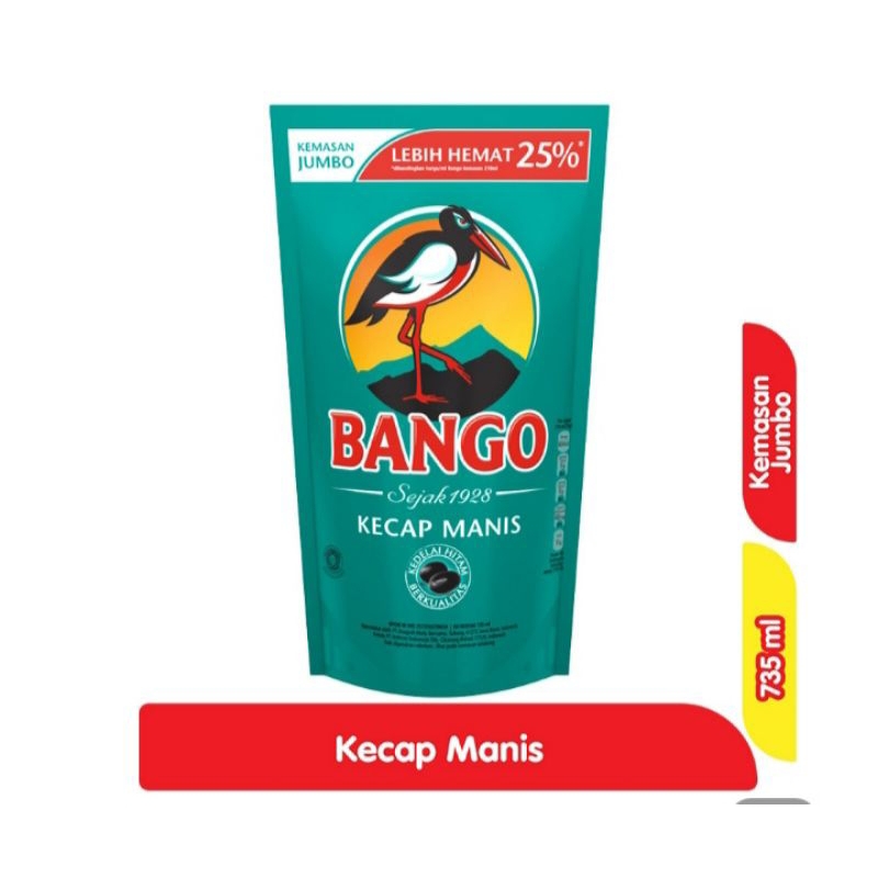 Jual Kecap Bango Kemasan Jumbo 735 Ml | Shopee Indonesia