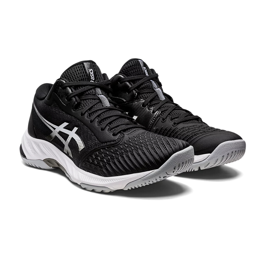Jual Asics NETBURNER BALLISTIC FF MT 3 Black White Sepatu Voli Olahraga ...