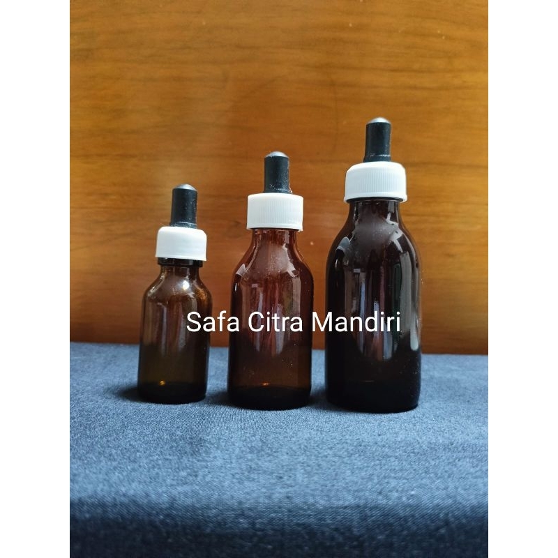 Jual Botol Kaca Coklat 30ml / Botol Pipet 30ml | Shopee Indonesia