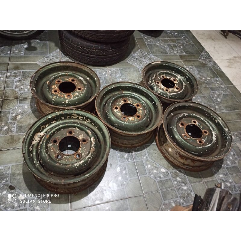 Jual Velg kaleng Land Rover Landrover Long landy R16 Original Harga ...