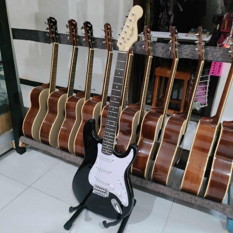 Jual Gitar listrik Elektrik murah model strato stratocaster fender ...