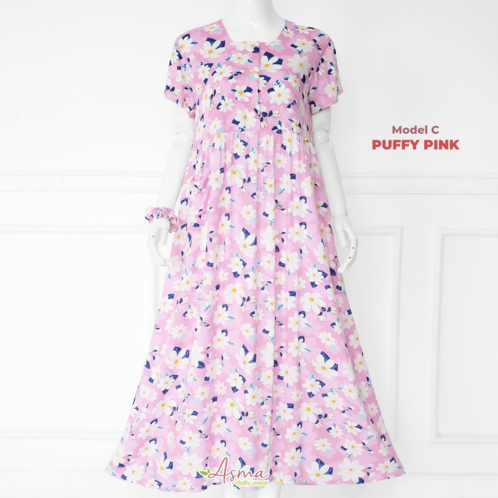 Jual MODEL C PUFFY PINK | Shopee Indonesia
