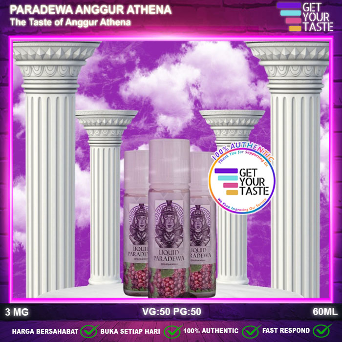 Jual Liquid Paradewa Anggur Athena 60ML Grape Fruity by Rcraft Indo ...
