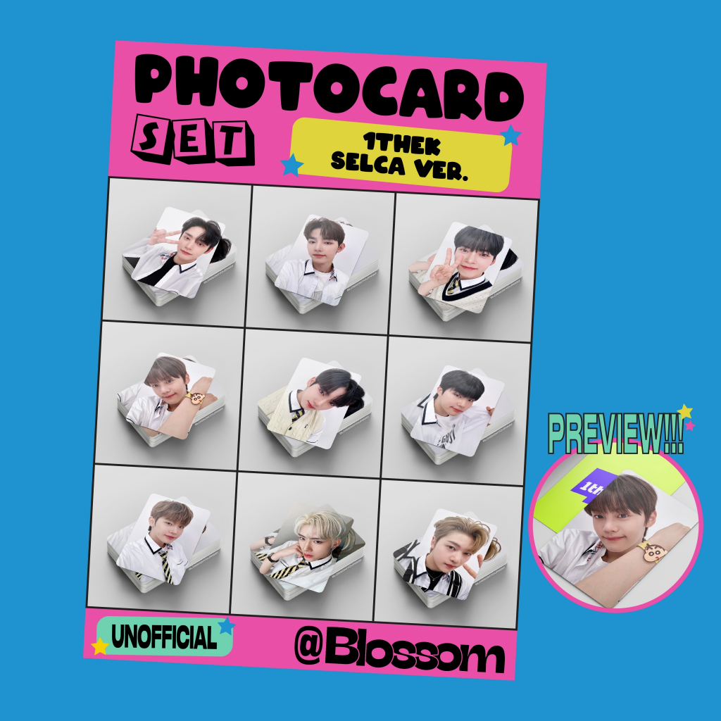 Jual 1THEK UNOFFICIAL PHOTOCARD SET ZB1 ZEROBASEONE SELCA | Shopee Indonesia