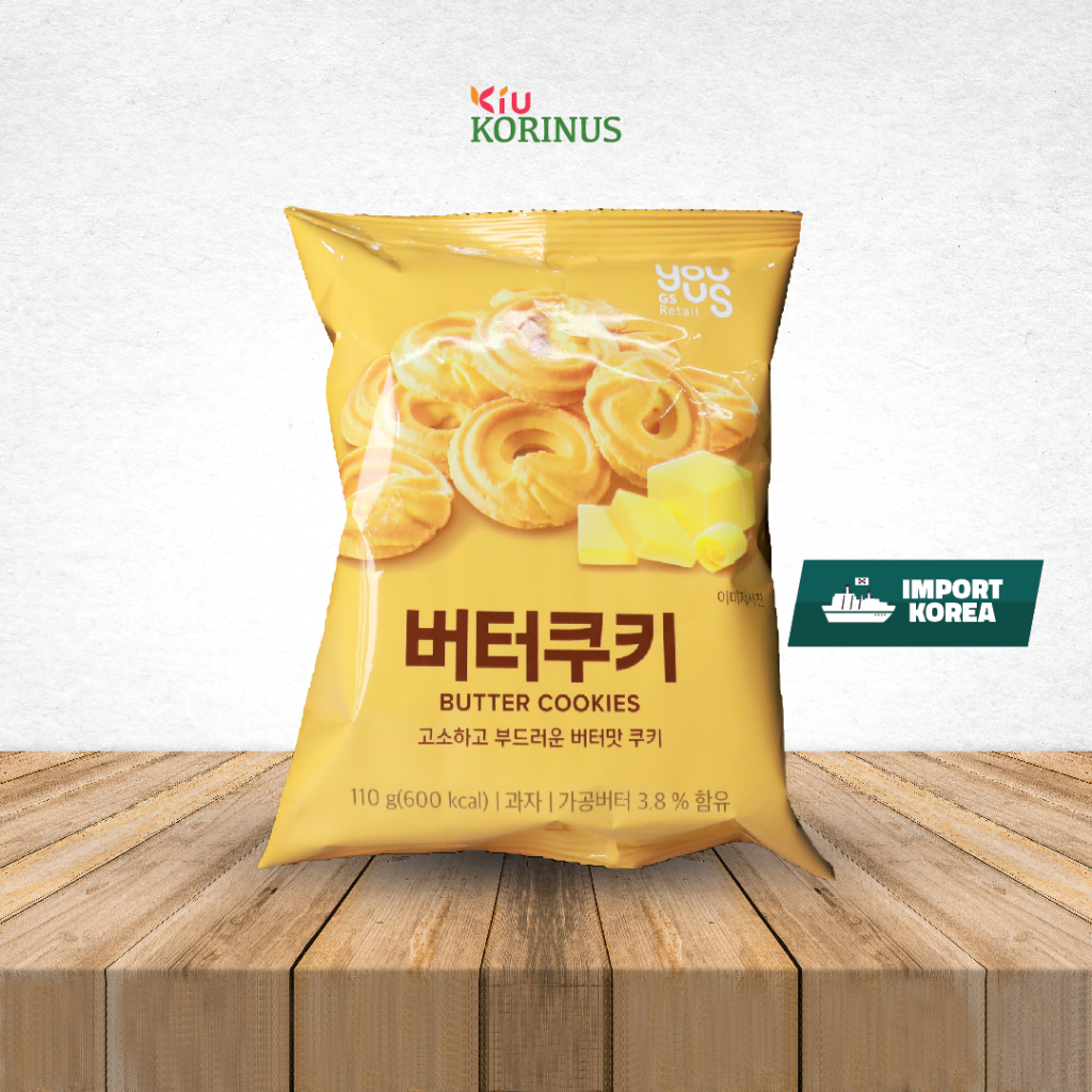 Jual PROMO K- Butter Cookies/Kukis Mentega/Snack Korea 110g | Shopee ...