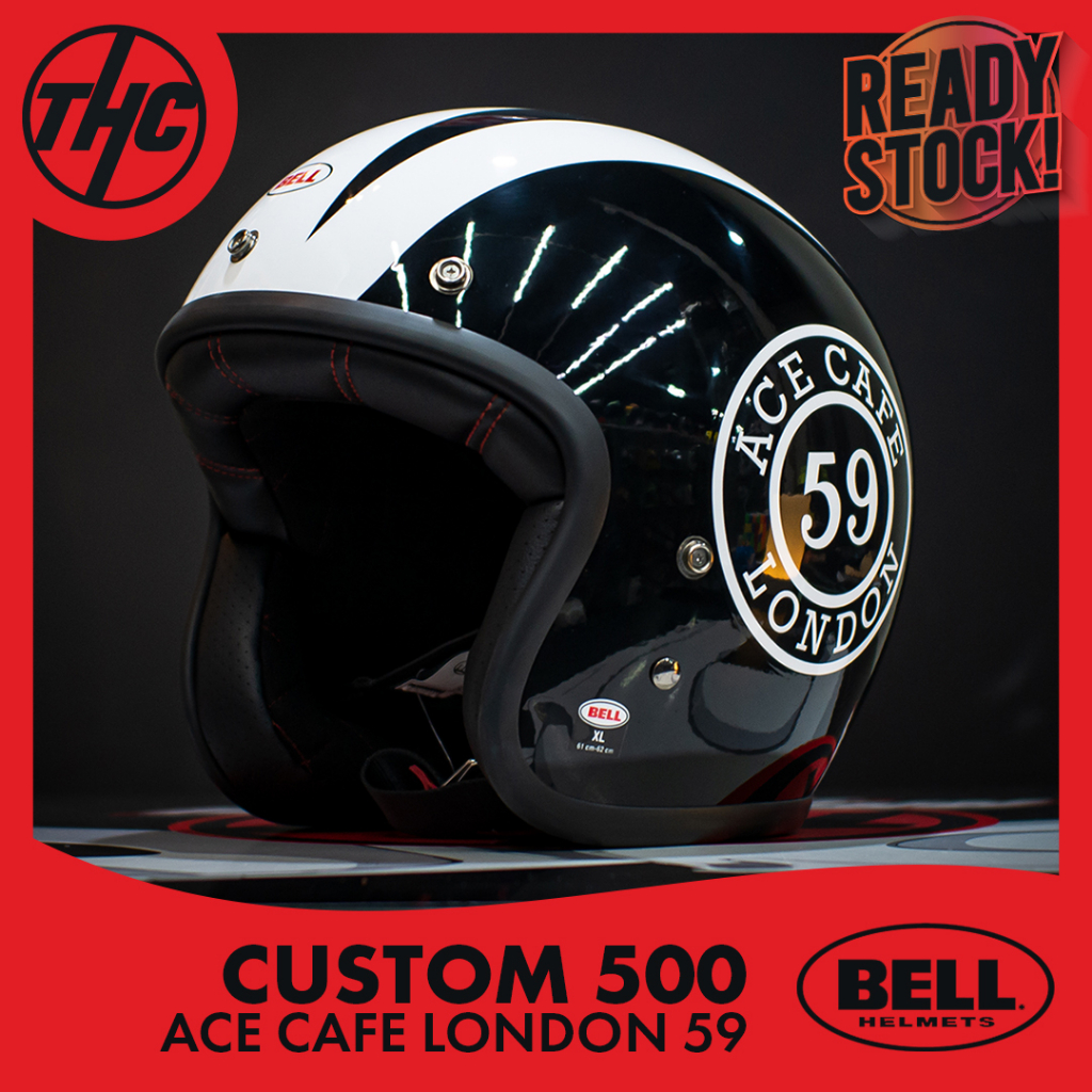Jual BELL CUSTOM 500 ACE CAFE 59 HELM CLASSIC RETRO CAFE RACER ORIGINAL ...