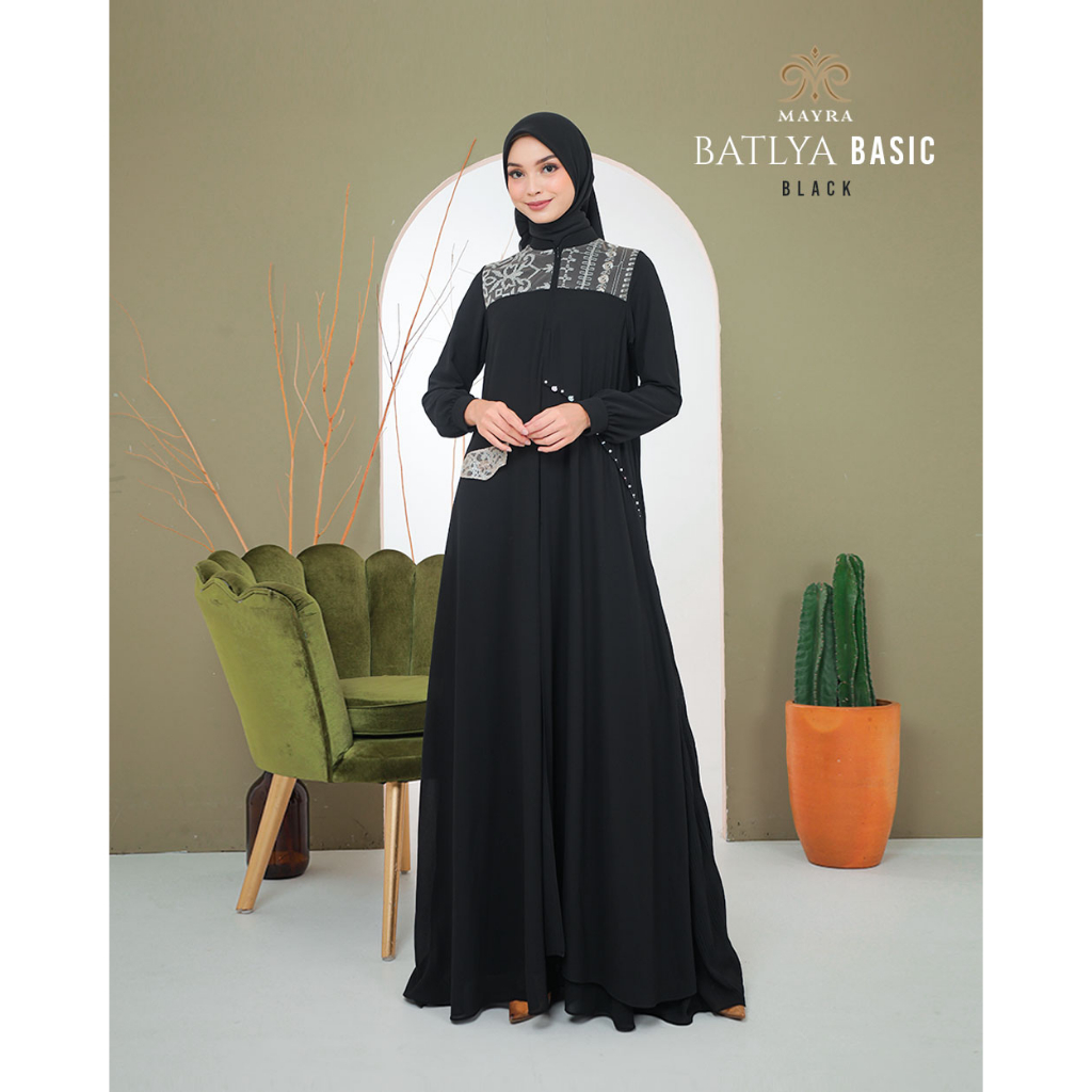 Jual Mayra Indonesia Basic Dress Batlya | Shopee Indonesia