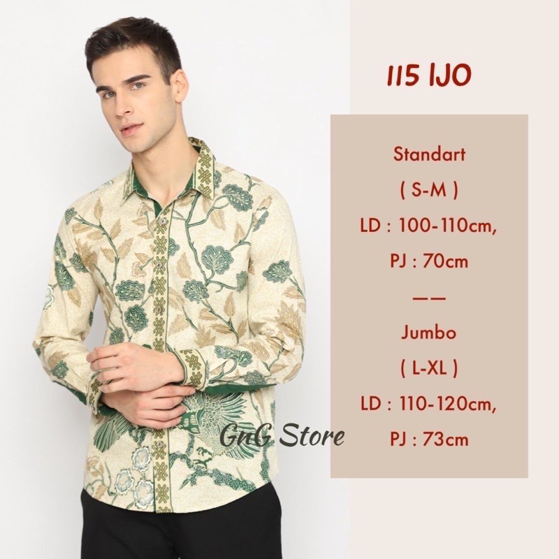 Jual Couple Batik IJO Series/ Kemeja Batik/ Dress Batik/ Batik Hijau ...