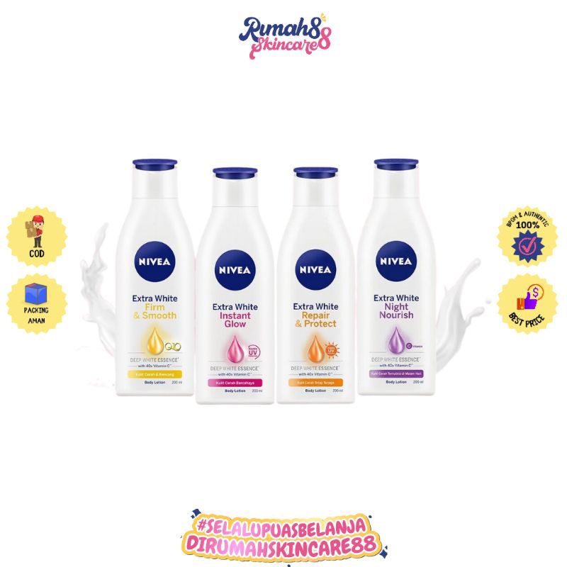 Jual RSC 88 - NIVEA Body Lotion SERIES [ Extra White, Sensational ...