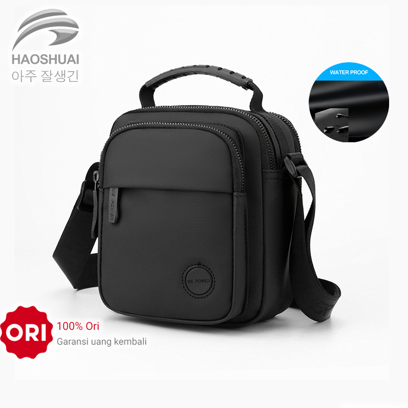 Jual Tas Selempang Pria HAOSHUAI 1250 Tas Pinggang Waistbag Anti Air Bahan Premium Dolby lotto ...