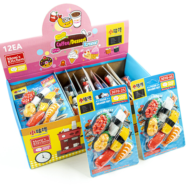 Jual PENGHAPUS SUSHI MAKANAN JEPANG SETIP KARET HAPUSAN RAME LUCU ...