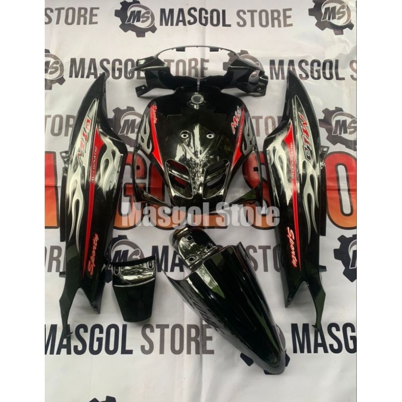 Jual Cover Full body halus Yamaha Mio sporty Merah Kuning Biru Putih ...