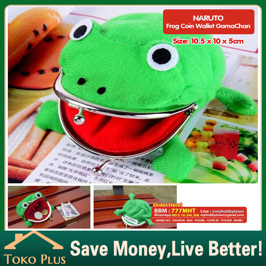 Jual Dompet Kodok Naruto Katak Frog Dompet Koin Wallet Purse Dompret Frog Hadiah Birthday Dompet ...