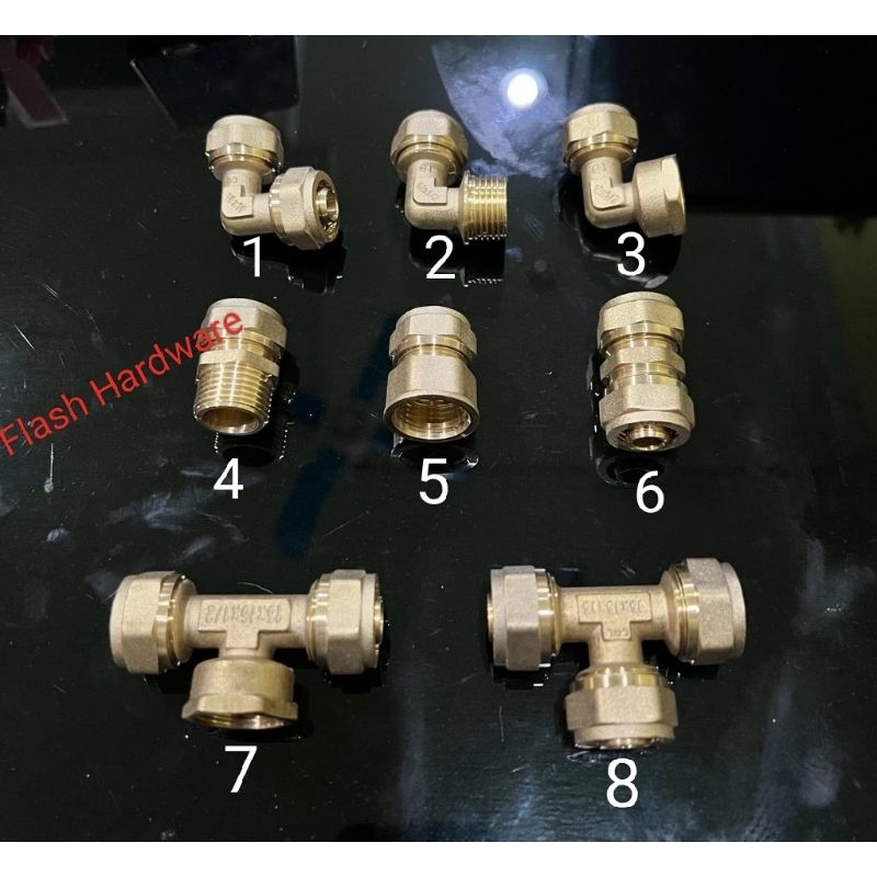 Jual sambungan pipa air panas fitting model lengkap 1/2 inchi | Shopee Indonesia