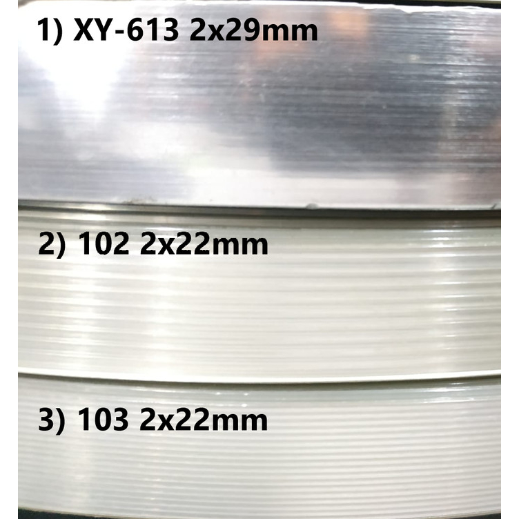 Jual Silver PVC Edging HPL Edge Banding Strip Lis Door Cabinet 2 mm x ...